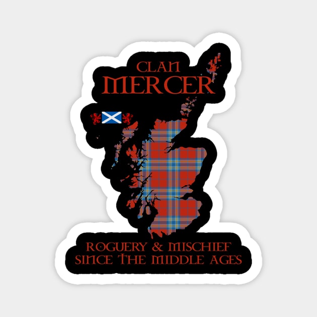 Clan Mercer UK tartan Scotland map Saltire flag and lion rampant ...
