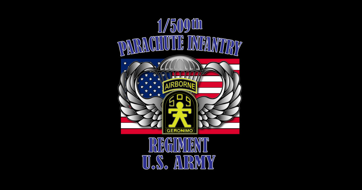 1/509th Parachute Infantry Regiment - 1st509th Airborne - Sticker ...