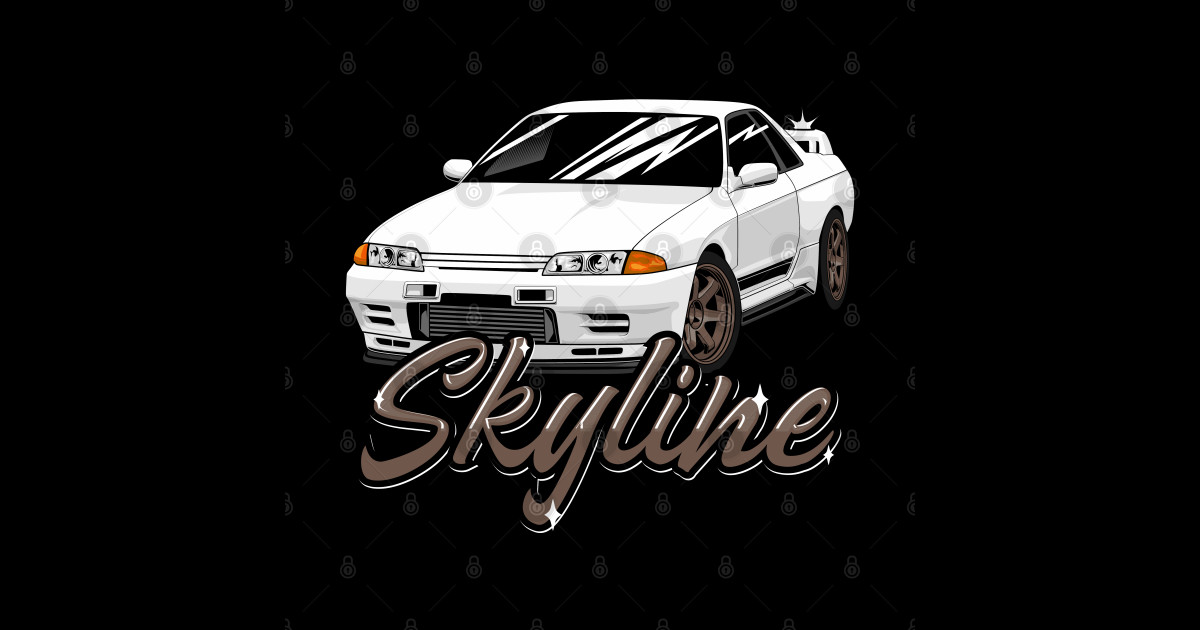 Skyline R32 - Nissan Skyline - Sticker | TeePublic