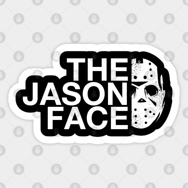 THE JASON FACE - Friday The 13th Movie - Sticker | TeePublic