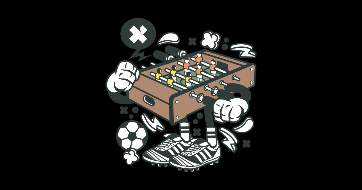 Let's play the kicker - Foosball - Sticker | TeePublic