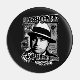 Chicago 1926 Al Capone Gangster Pins and Buttons for Sale | TeePublic