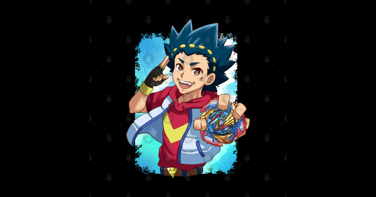 Valt Aoi with Ultimate Valkyrie - Beyblade Burst - Sticker | TeePublic
