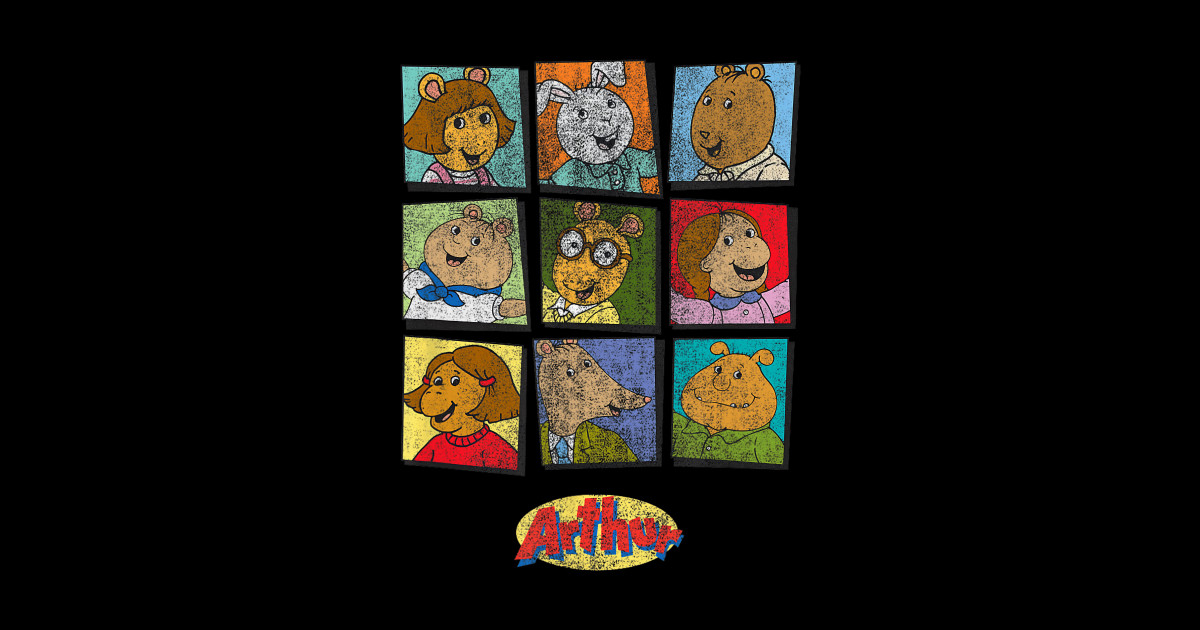 Group Color Blocks - Arthur Cartoon - Posters and Art Prints | TeePublic