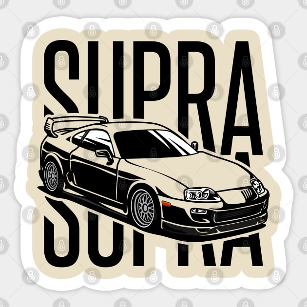 Toyota Supra MK4 - Car - Sticker | TeePublic