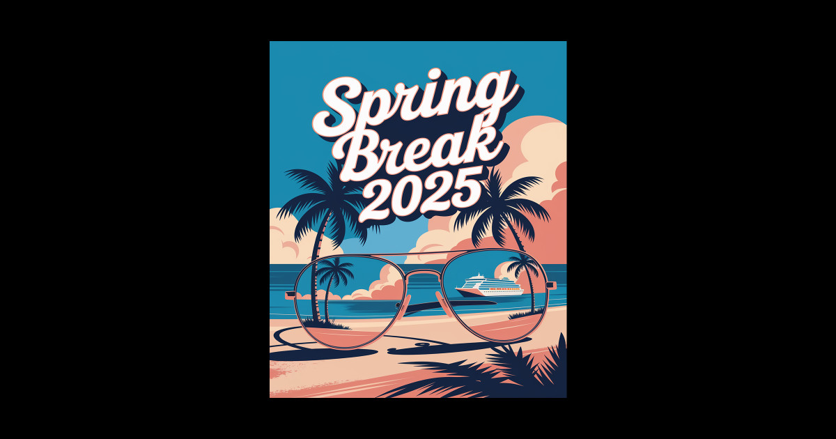 Aesthetic 2025 Spring Break Friends Family Matching Graphic - Aesthetic ...