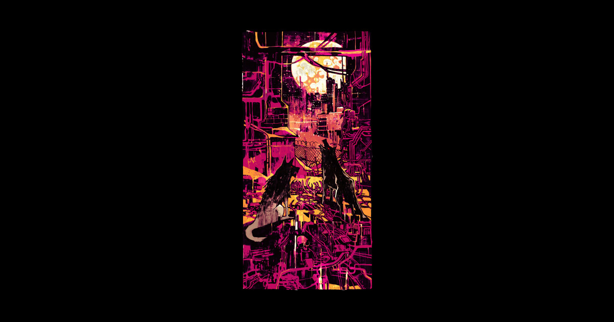 The Moon (Cyberpunk Tarot) - Cyberpunk - Posters and Art Prints | TeePublic
