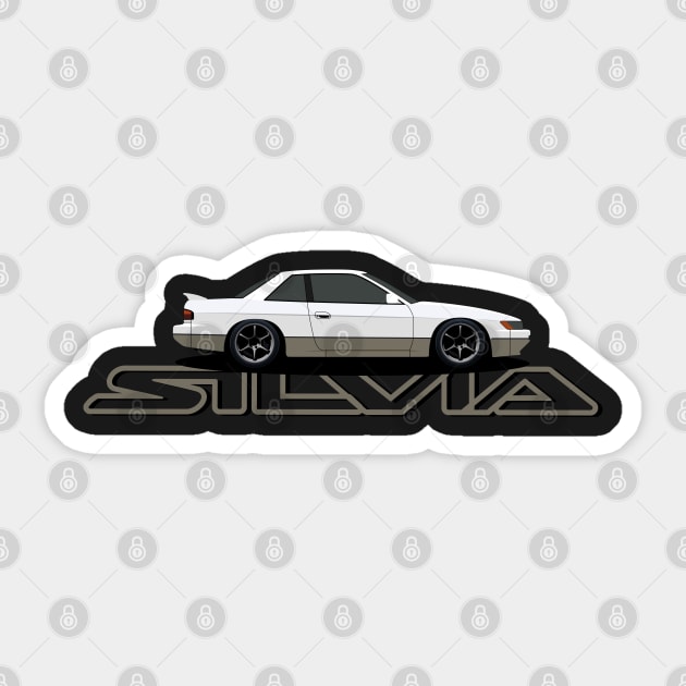 Silvia S13 - Silvia - Sticker | TeePublic