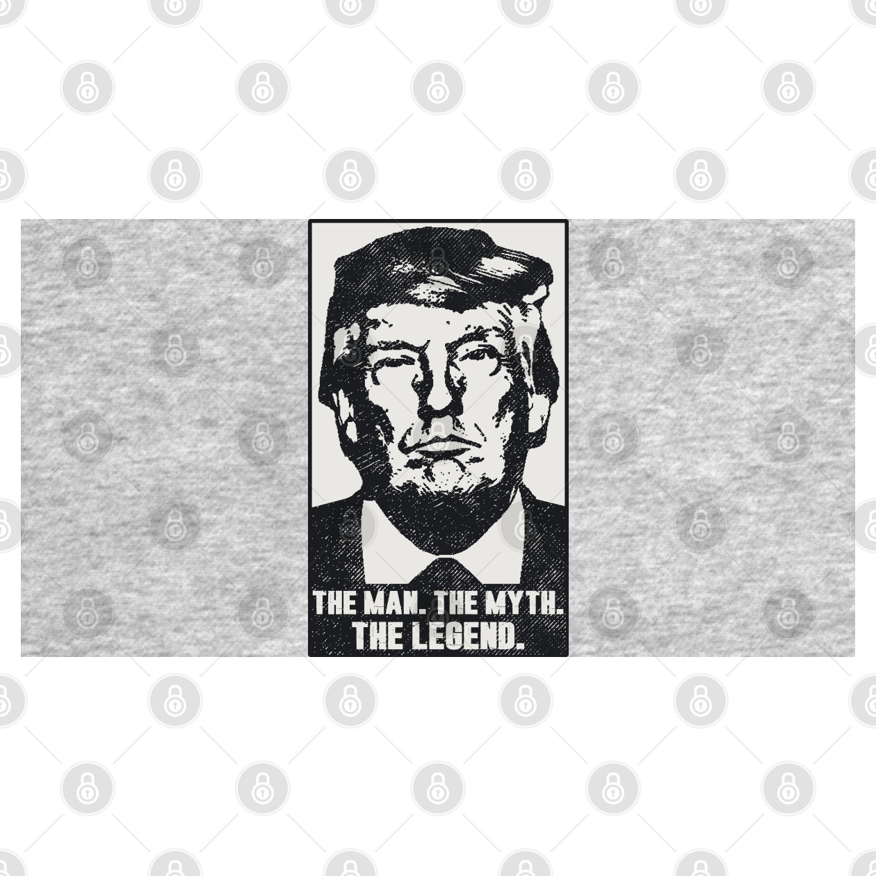 Donald Trump The Man Myth Legend 2023 - 2024 Mugshot Photo - Donald ...