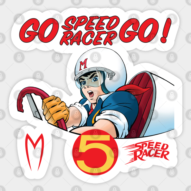Go Speed Racer Go! - Speed Racer - Sticker | TeePublic