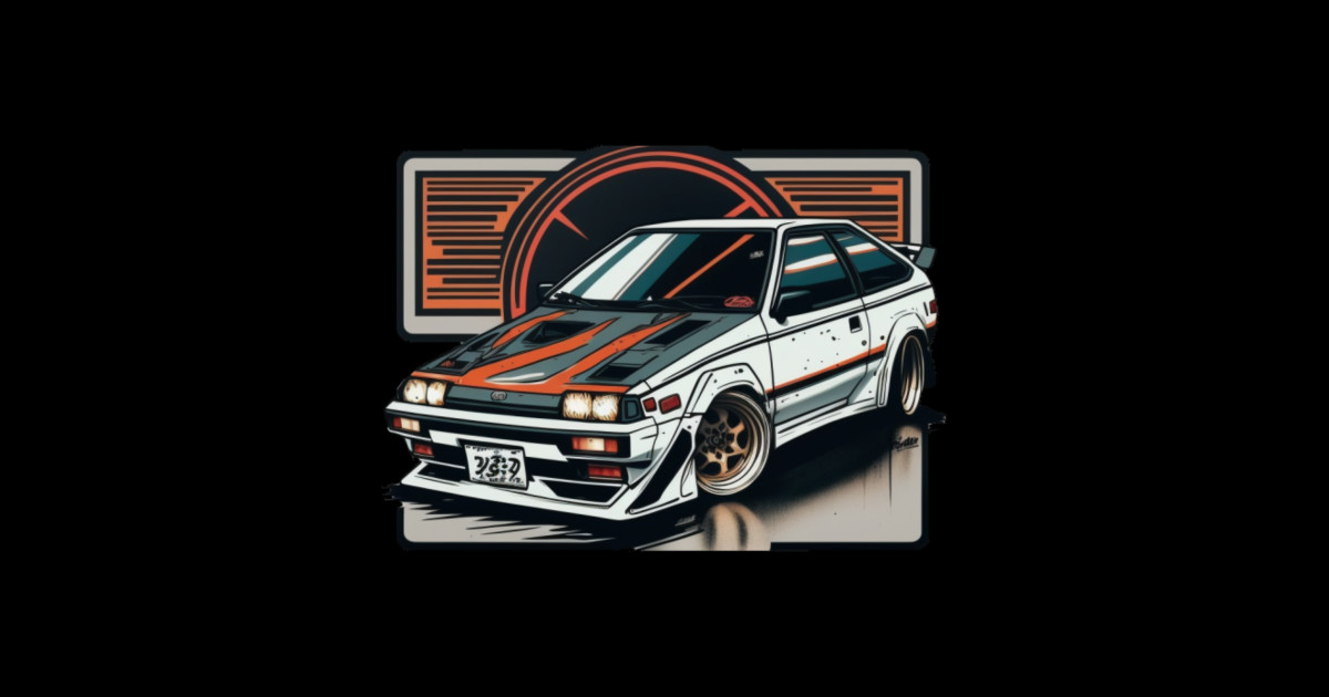 AE86 - Toyota Ae86 - Sticker | TeePublic