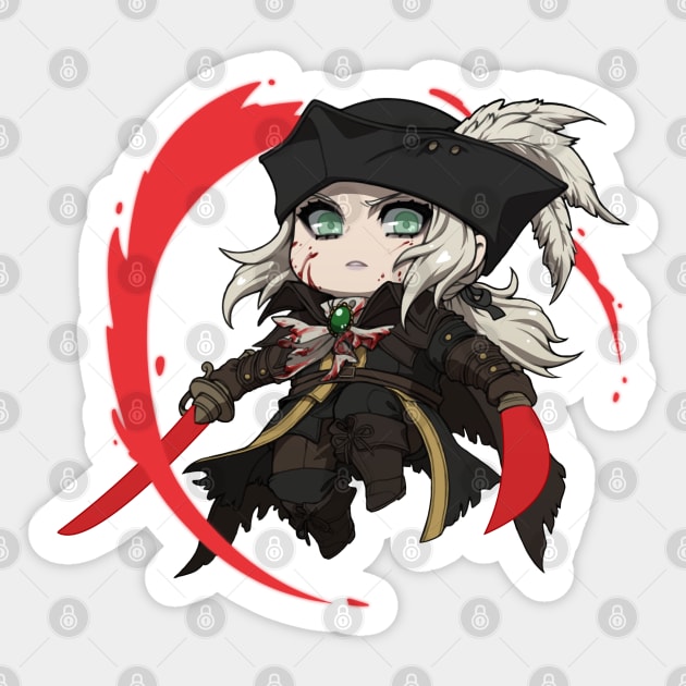 Lady Maria Chibi - Lady Maria - Sticker | TeePublic
