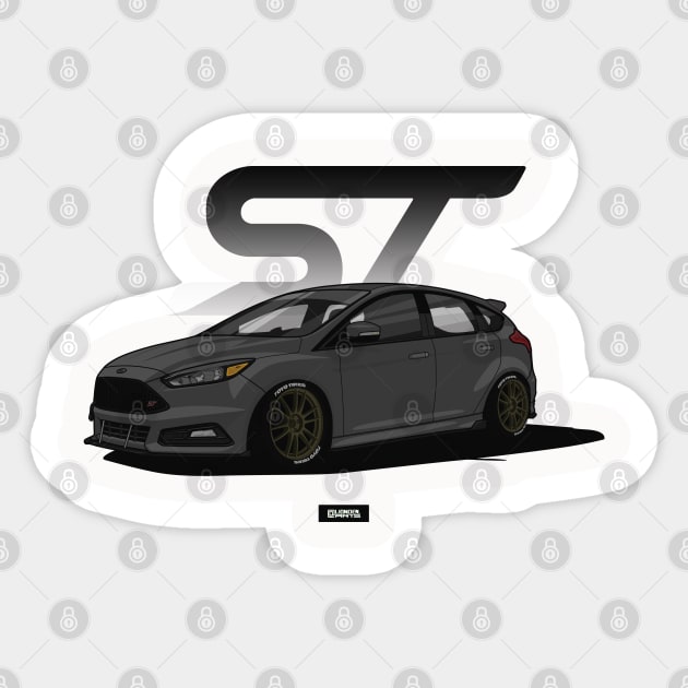 Hot Hatch Focus ST - Focus St - Sticker | TeePublic