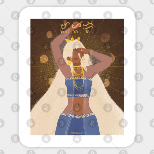Mayari - Philippine Mythology - Sticker | TeePublic