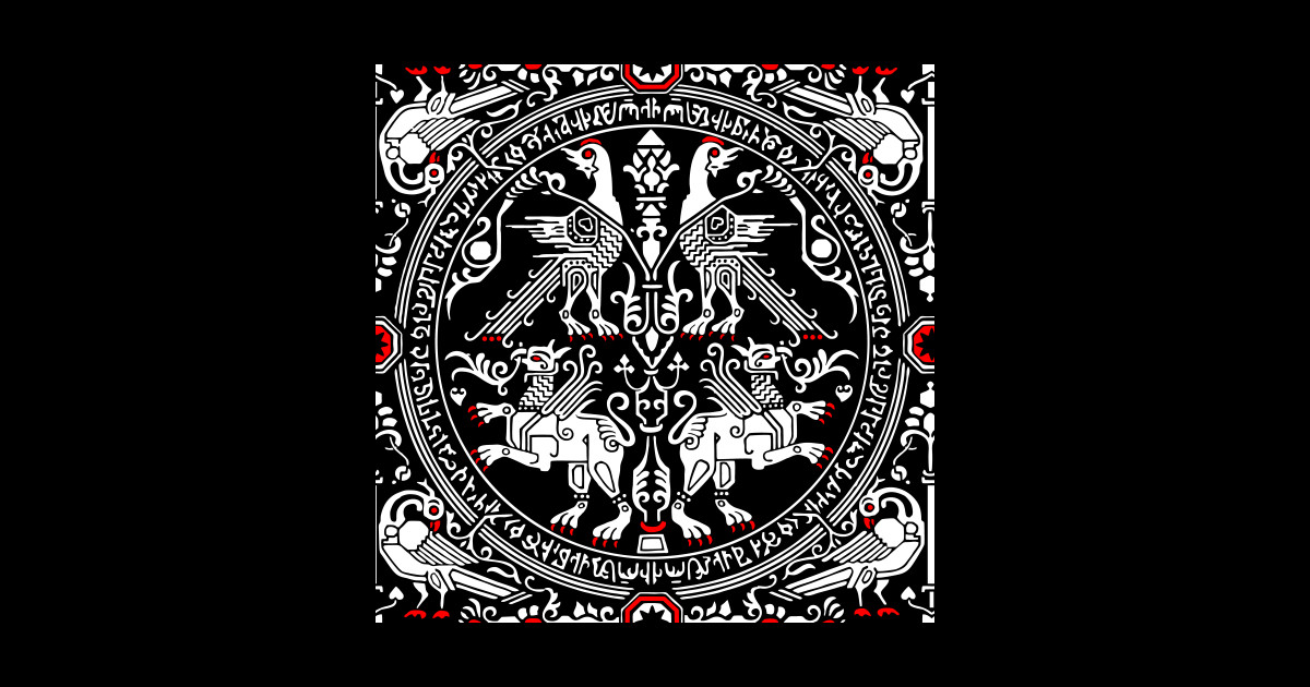 ancient heraldry full sized - Ancient - Sticker | TeePublic