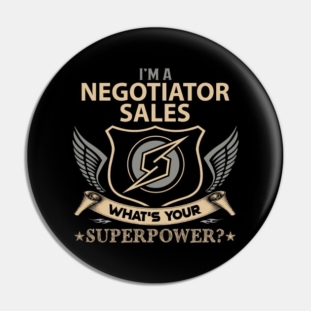 Negotiator Sales T Shirt - Superpower Gift Item Tee - Negotiator Sales ...