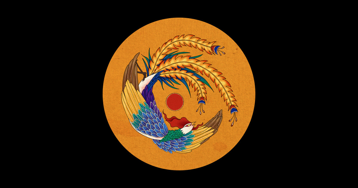 Minhwa: Asian Phoenix E Type (Korean traditional/folk art) - Minhwa ...