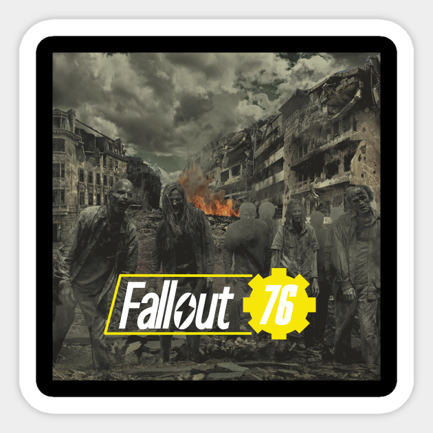 Fallout - Ghouls - Fallout 76 - Sticker | TeePublic