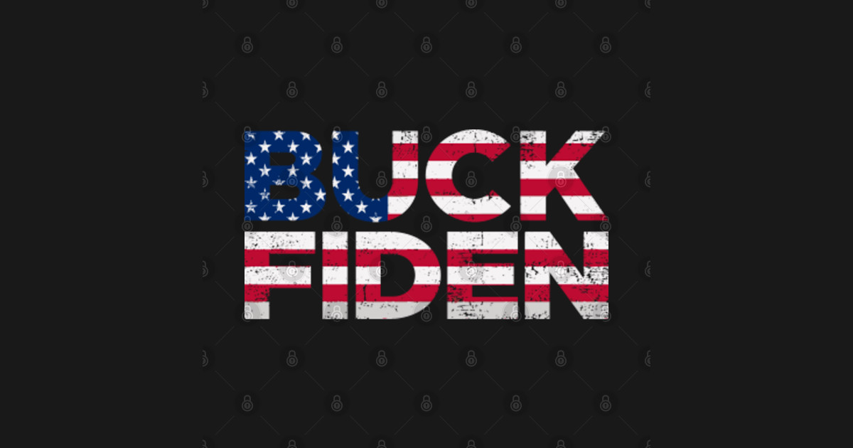 Buck Fiden Retro American Flag - Buck Fiden - T-Shirt | TeePublic