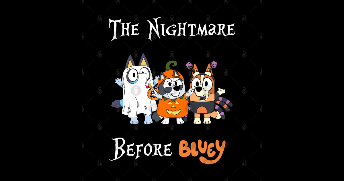 Bluey, Muffin and Bingo - Nightmare Before Bluey - Bluey - Posters and ...