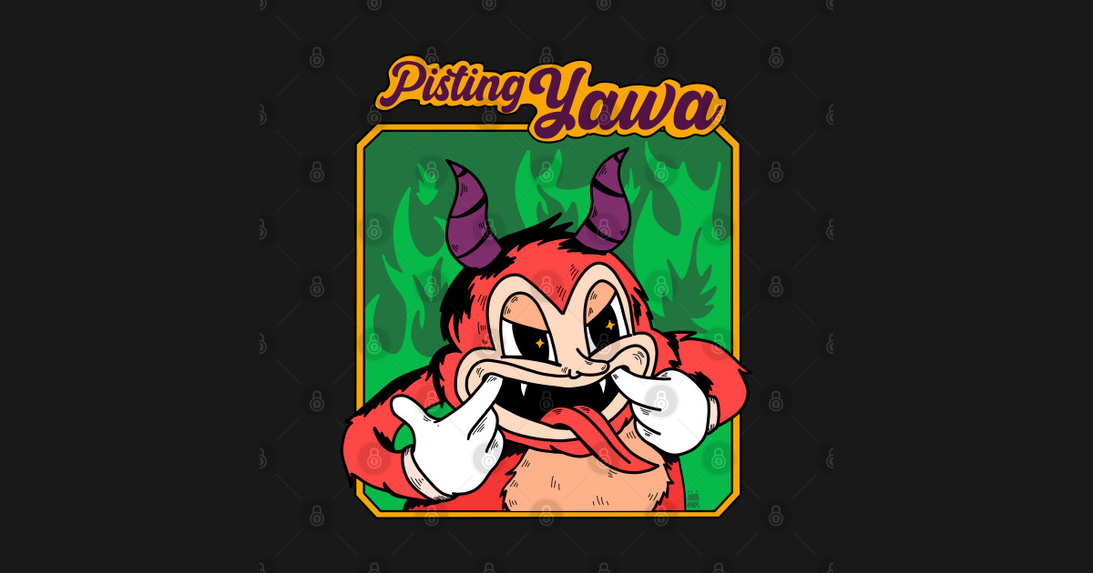 PISTING YAWA BISAYA PINOY RETRO STICKER - Bisaya - T-Shirt | TeePublic