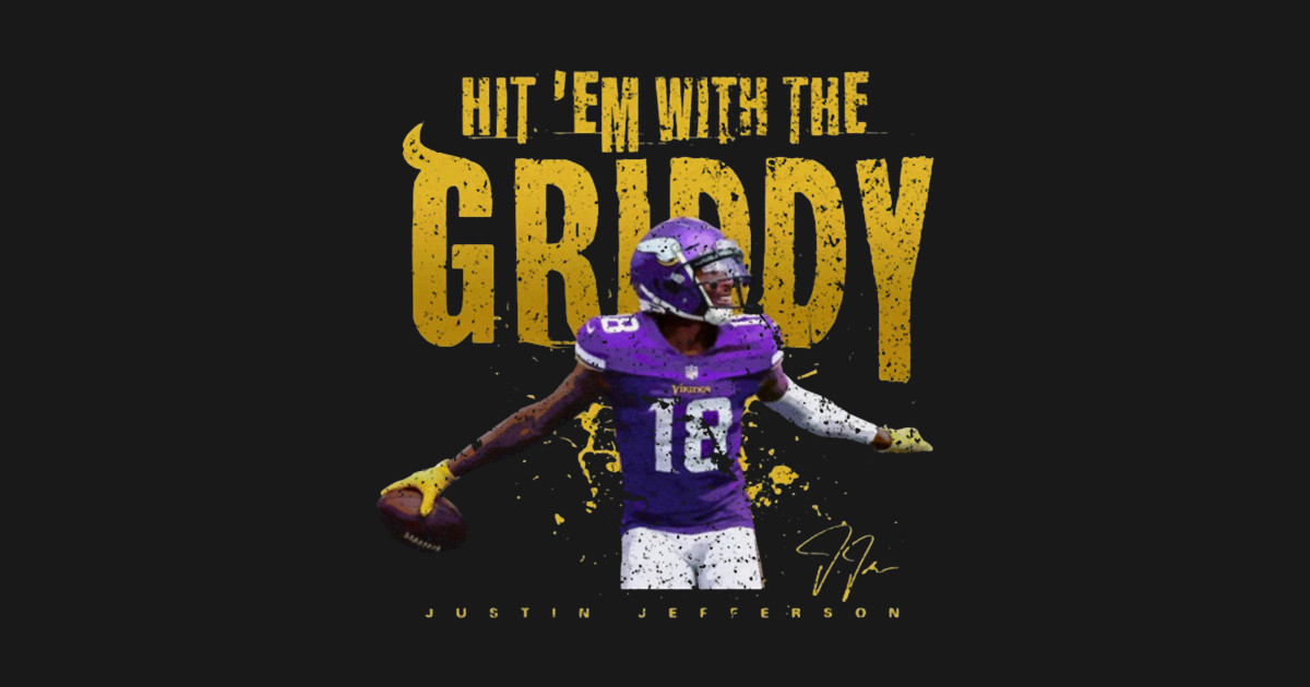 Justin Jefferson Griddy - Justin Jefferson - T-Shirt | TeePublic