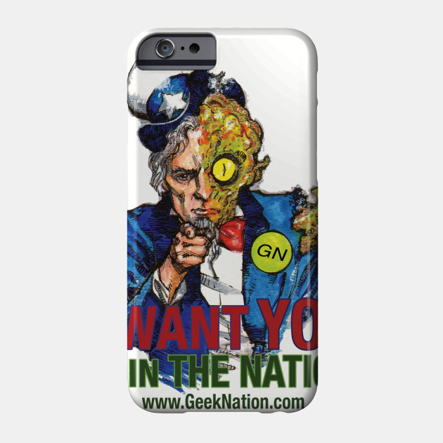 Alien Uncle Sam - Alien Uncle Sam - Phone Case | TeePublic