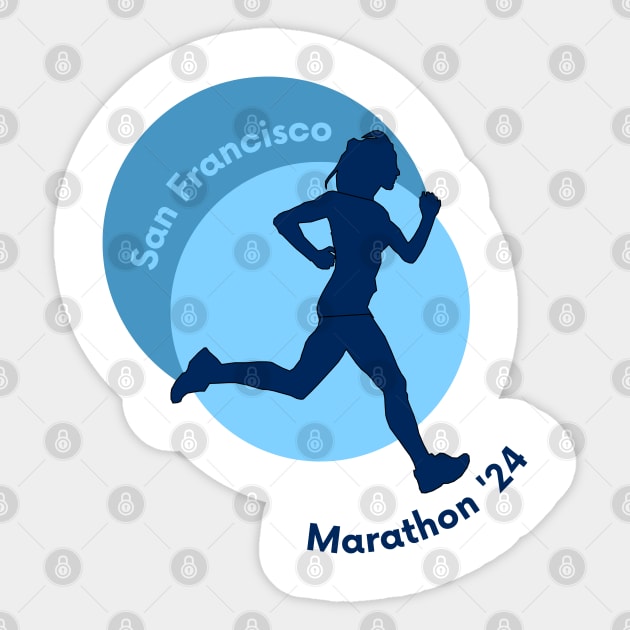 San Francisco Marathon 2024 Collection - Marathon - Sticker | TeePublic