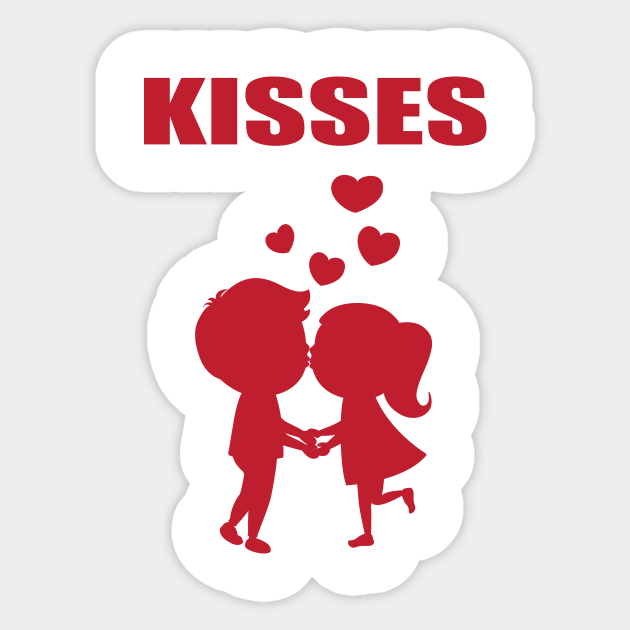 Kisses - Kiss Me - Sticker | TeePublic