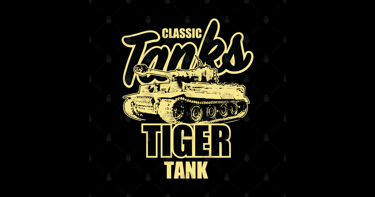 Tiger Tank - Classic Tank - Sticker | TeePublic