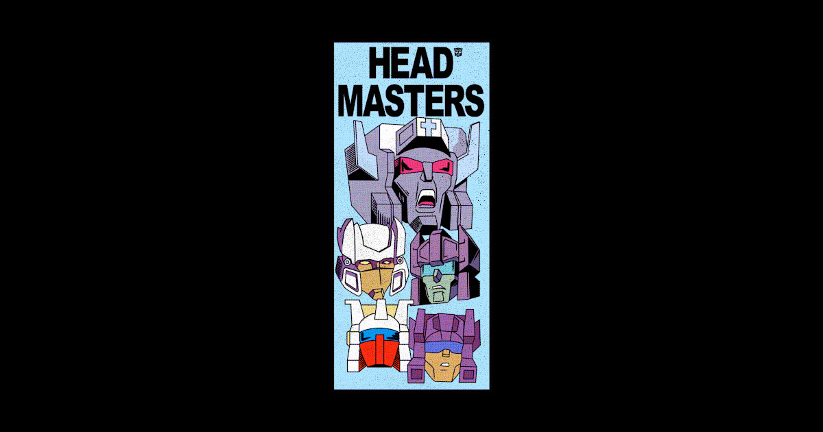 Headmasters Comic - Robots - Posters and Art Prints | TeePublic