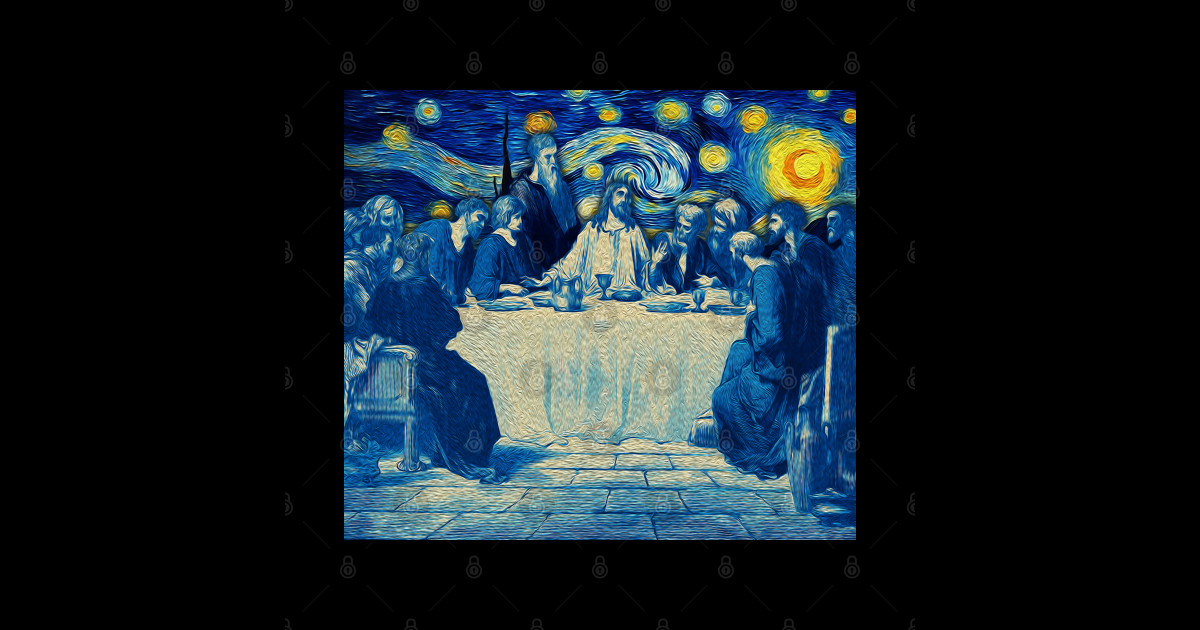 Jesus Christ Van Gogh - Jesus Christ - Sticker | TeePublic