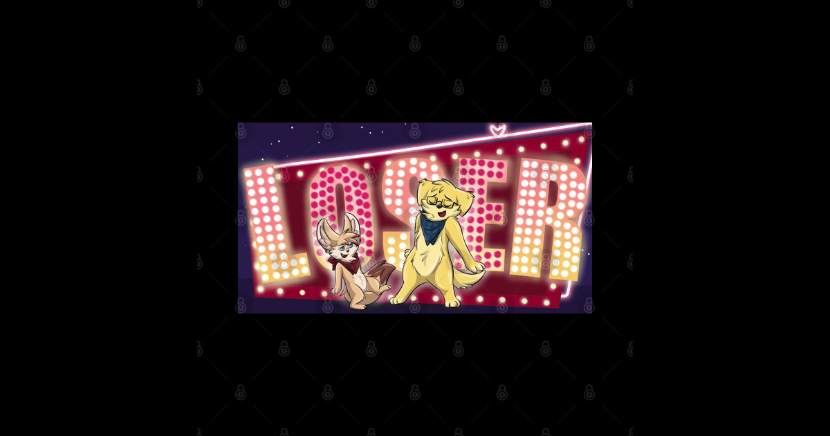 Loser - Fennec Fox & Goldie - Hazbin Hotel inspired - Hazbin Hotel ...