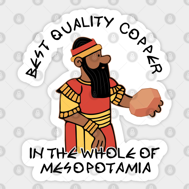 EA Nasir Complaint Tablet Copper Merchant - Archaeology - Sticker ...