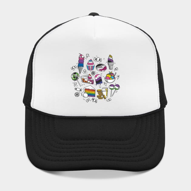 Sweet Pride Flags - Lgbt Pride Flag - Hat | TeePublic