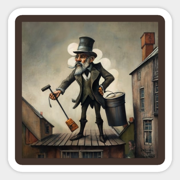 The Chimney Sweep - Chimney Sweep - Sticker | TeePublic