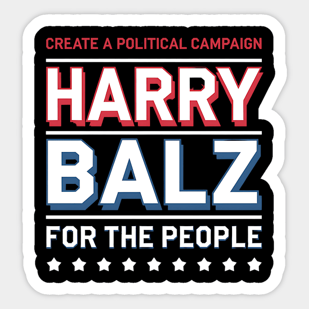 Harry Balz 2024 meme - Harry Balz - Sticker | TeePublic