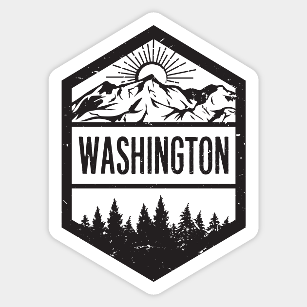 Washington - Washington State - Sticker | TeePublic