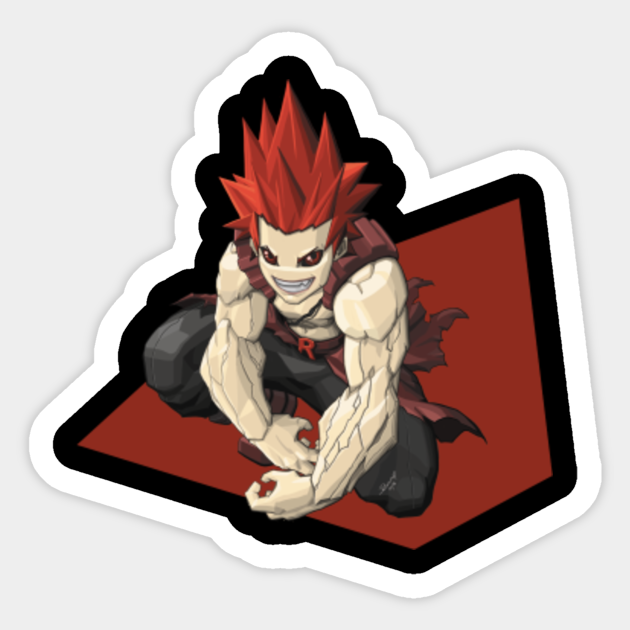 Eijiro Kirishima - Boku No Hero Academia - Sticker | TeePublic