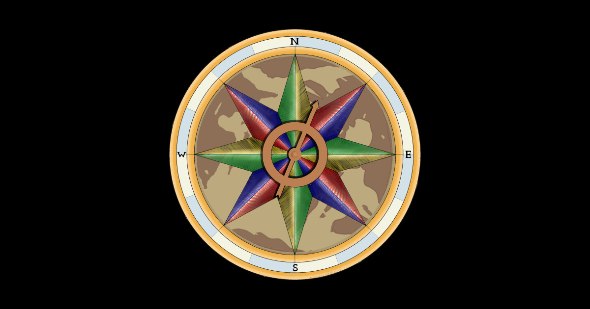 Atlas Compass - Compass - Posters and Art Prints | TeePublic