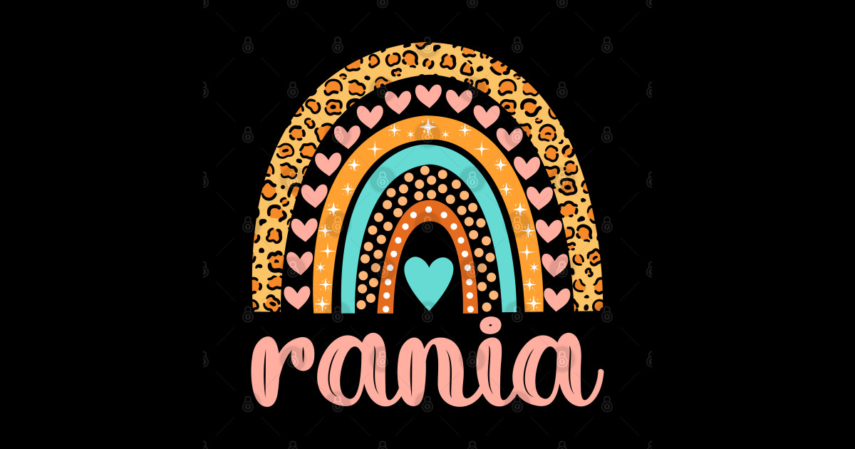 Rania Name Rania Birthday - Rania - Sticker | TeePublic