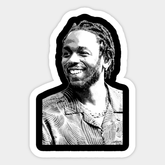 white shadow kendrick lamar - Kendrick Lamar - Sticker | TeePublic
