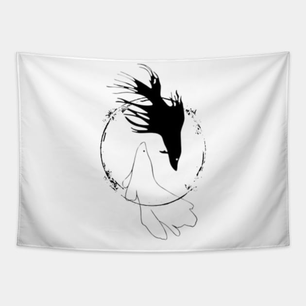 Jujutsu Kaisen - Gojo and Geto Fish - Anime - Tapestry | TeePublic