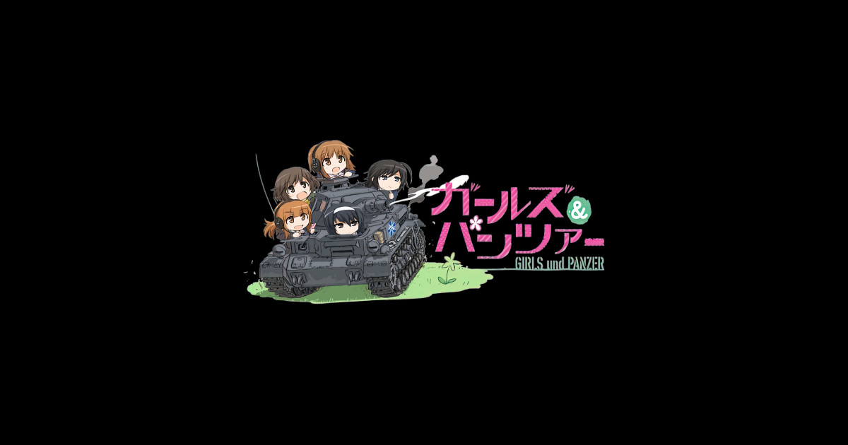 Chibi Girls Und Panzer - Chibi Girls Und Panzer - Sticker | TeePublic