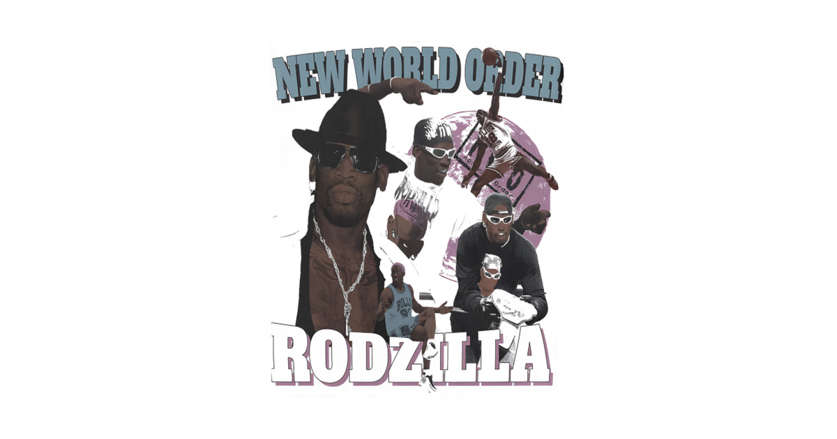 Dennis Rodman Nwo Rodzilla - Dennis Rodman - T-Shirt | TeePublic