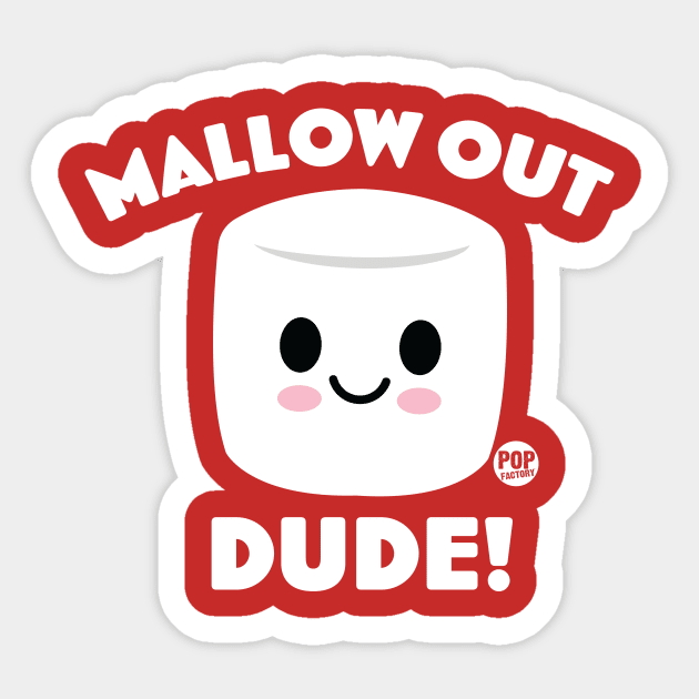 MALLOW OUT - Marshmallow - Sticker | TeePublic
