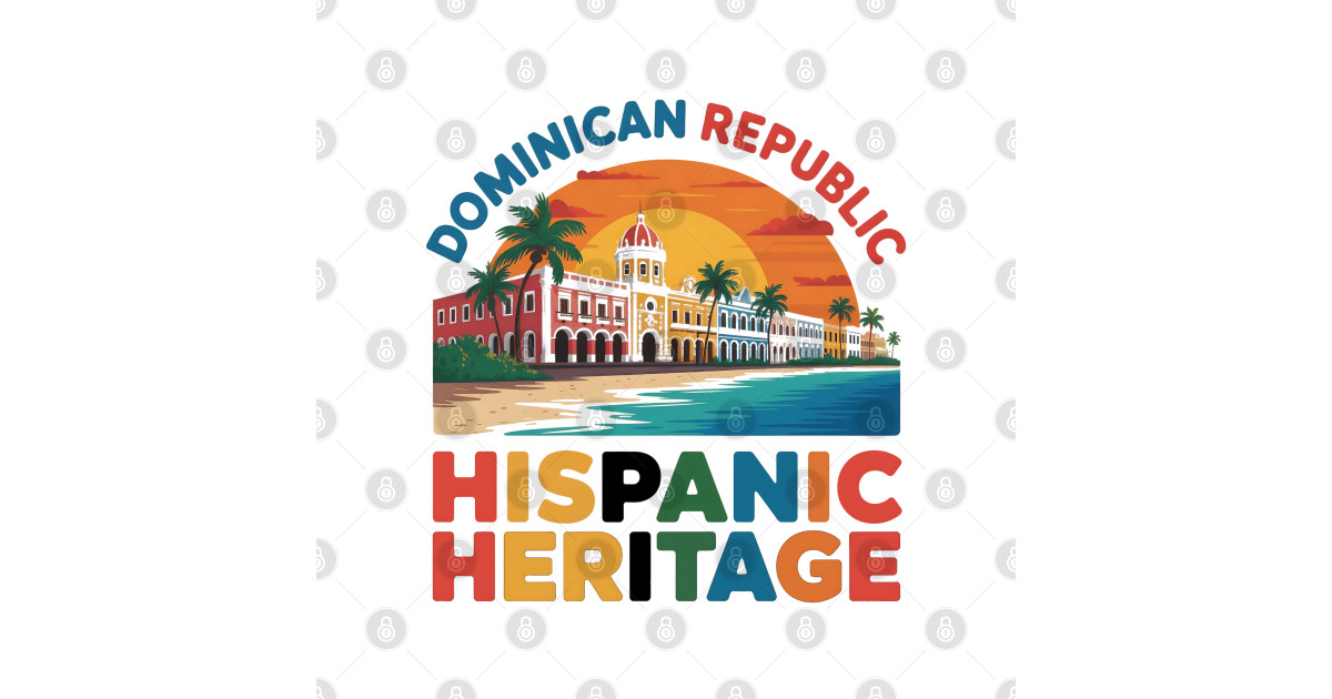Hispanic Heritage Month Dominican Republic Flag - Hispanic Heritage ...