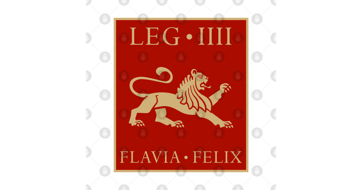 Standard of Legio IV Flavia Felix - Imperial Roman Army - Flavia Felix ...