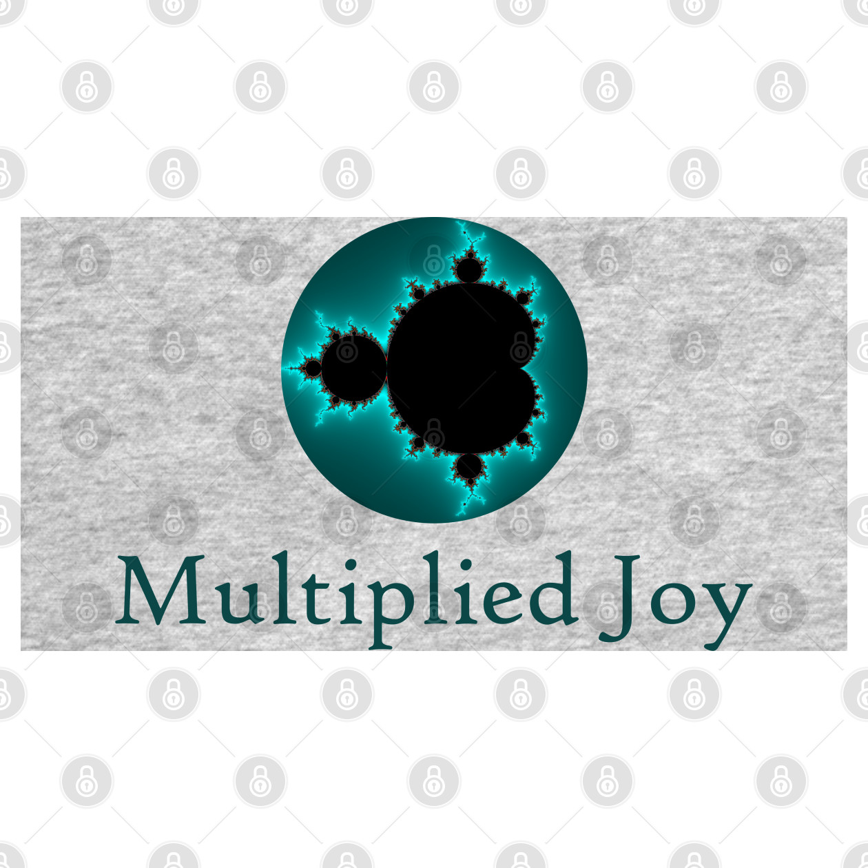 Mandelbrot Set - Multiplied Joy Logo Wear - Mandelbrot - T-Shirt ...
