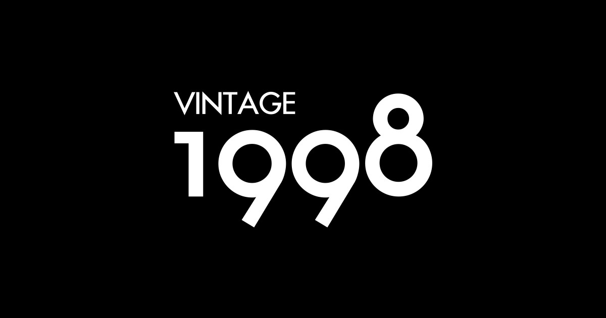 Vintage 1998 Gift 22nd Birthday Party - 22nd Birthday - Sticker | TeePublic